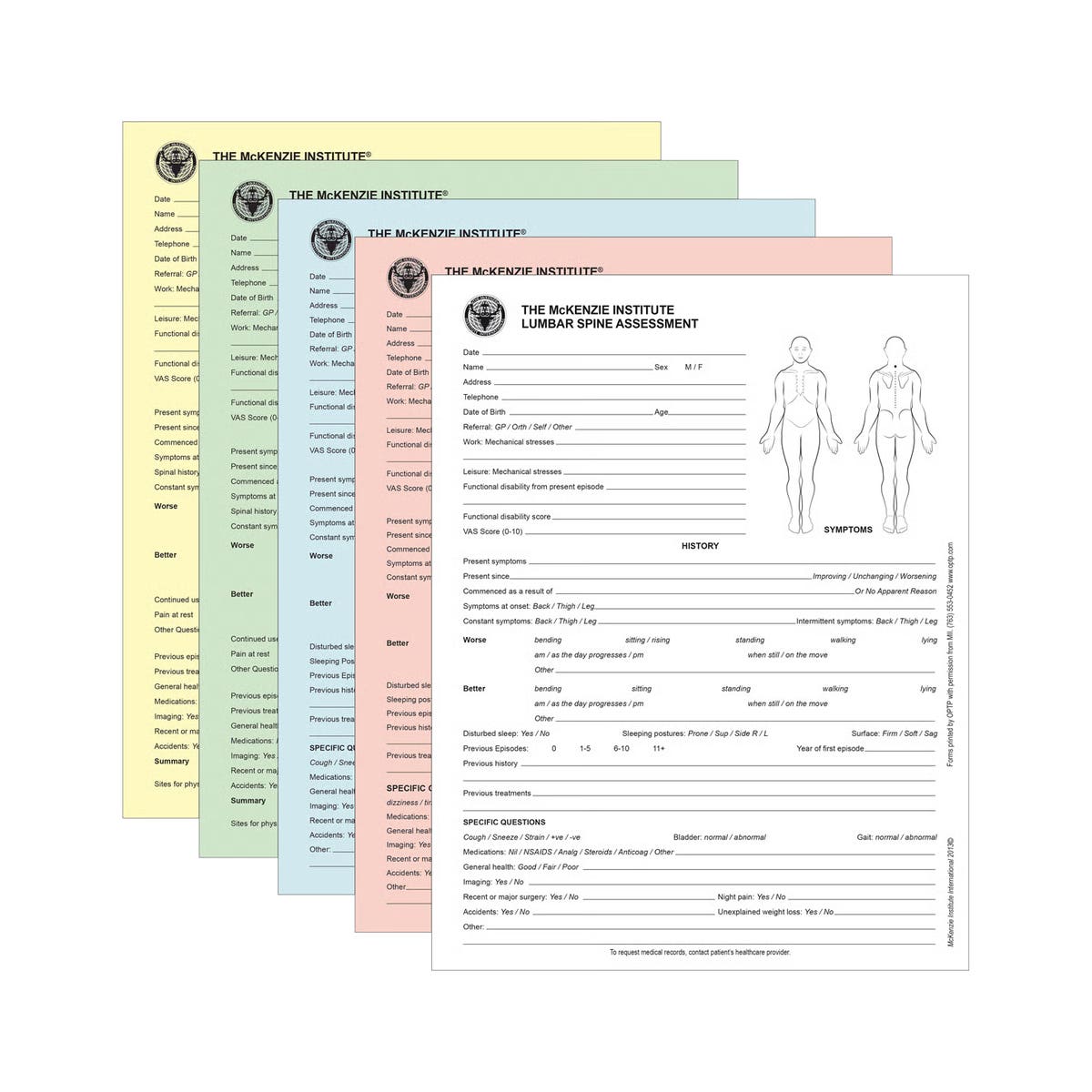 McKenzie Assessment Forms | McKenzie Method