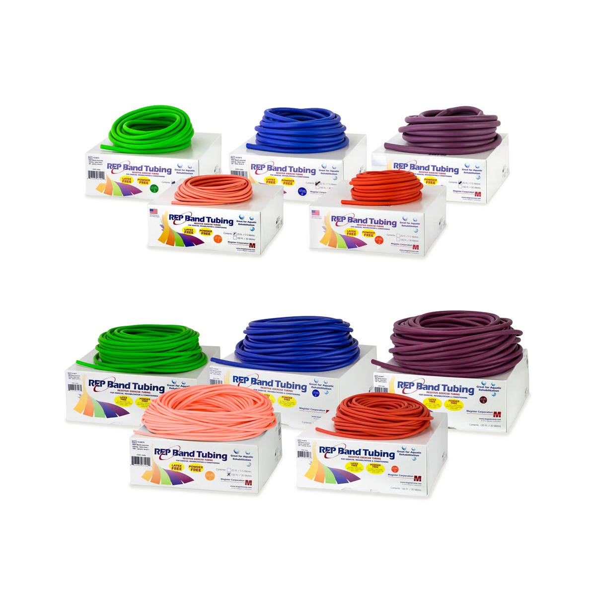 REP Band Resistive Exercise Tubing | Resistance Tubing